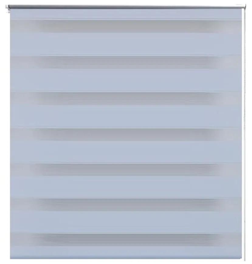 Roleta den a noc - Zebra - Twinroll - bílá | 120x175 cm