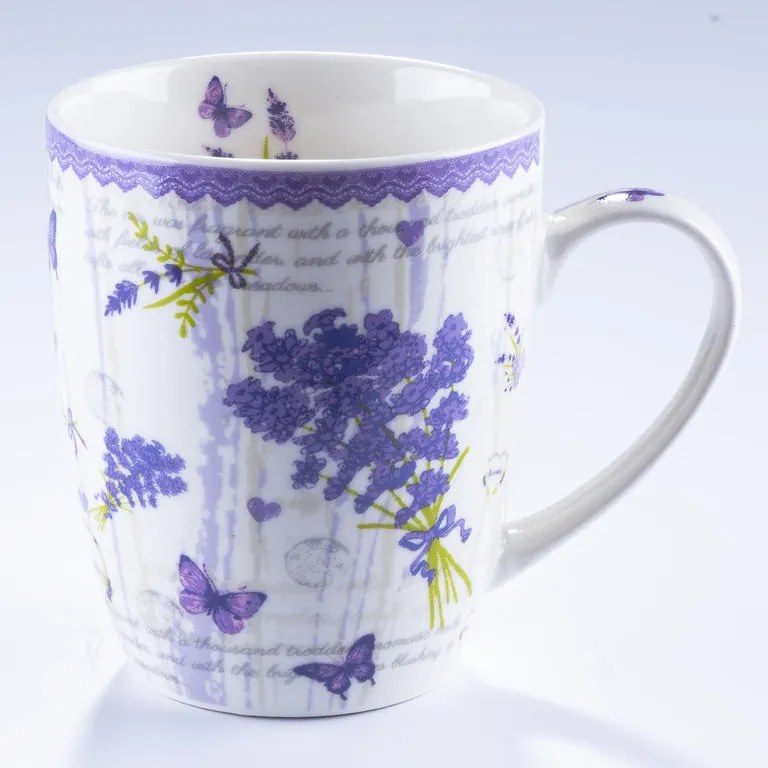 Home Elements Porcelánový hrnek Nová Levandule 340 ml
