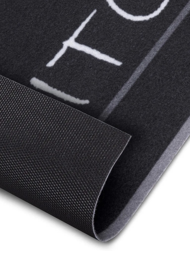 Hanse Home, Běhoun Cook & Clean 105725 Black White, 50x150, šedá, kuchyně