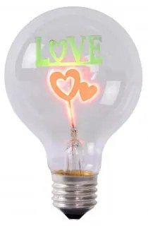 LUCIDE LED BULB LOVE - G80/E27/3W žárovka, zářivka