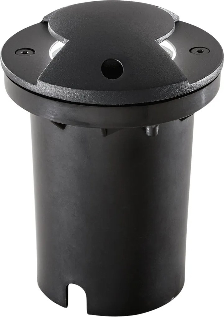 FAN I-HUMMER-R2-ANT Pojízdné svítidlo Faro Carrabile Hummer Inox, antracitové, 1 x GU10, 10,5 x 10,5 x 14,4 cm, IP67 - FANEUROPE