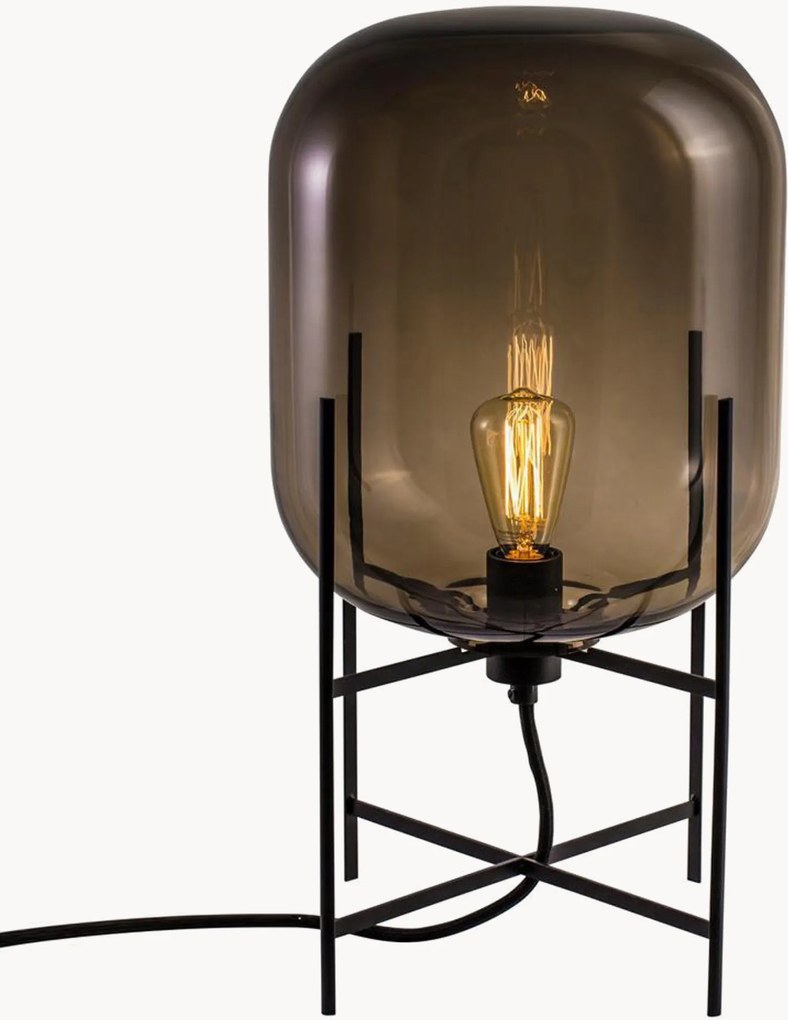 Ručně foukaná stolní LED lampa Oda