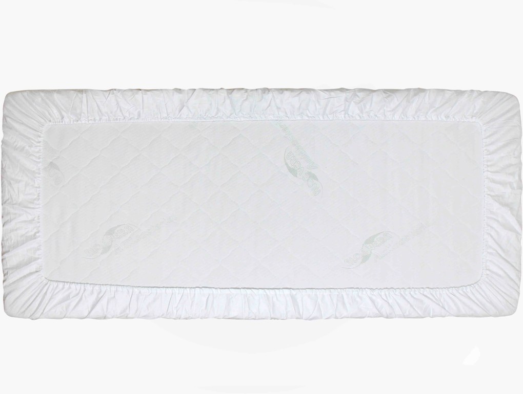 Nepropustné prostěradlo s nápletem bílé Velikost: 120 x 200