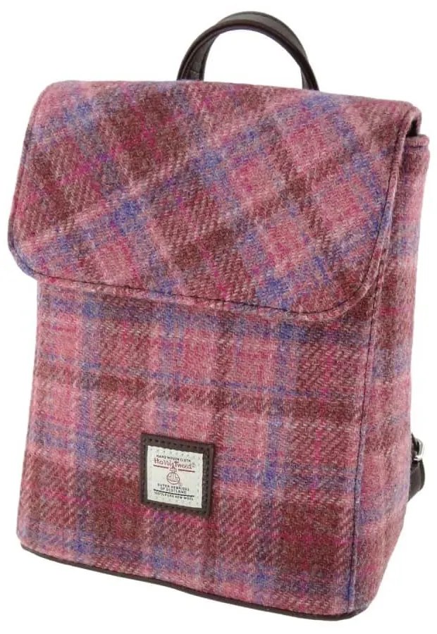 Batoh Tummel Harris Tweed - Pink Check