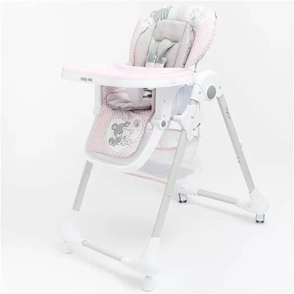 Jídelní židlička Baby Mix Infant pink Barva: Růžová