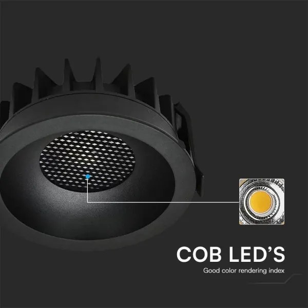 LED Podhledové svítidlo LED/24W/230V 3000/4000/6400K pr. 13,5 cm černá