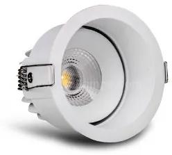 Zapuštěné světlo TESLA - LED výklopné podhledové svítidlo 90mm 10W 230V 710lm 3000K Ra 82 36D DR091030-236