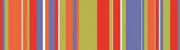 Svetmimi Tapeta dětská pásky oranžové 240 x 67 cm