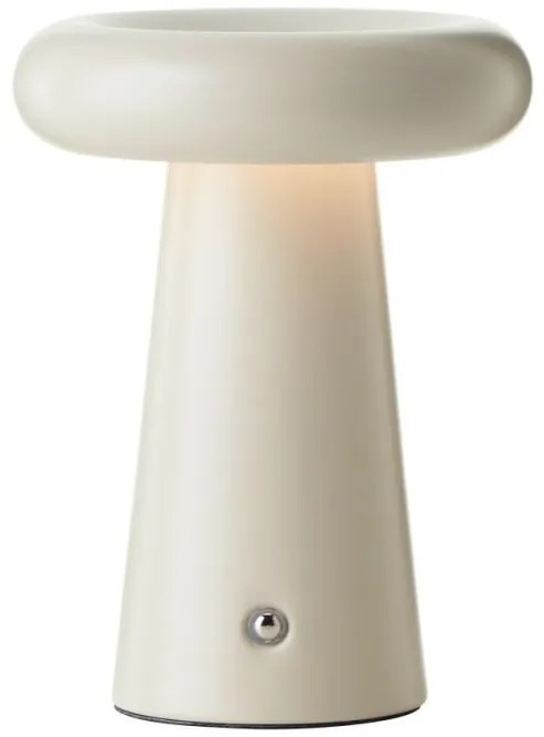 Brilliant G40895/09  Venkovní AKU stolní lampa MUFFIN béžová  USB-A