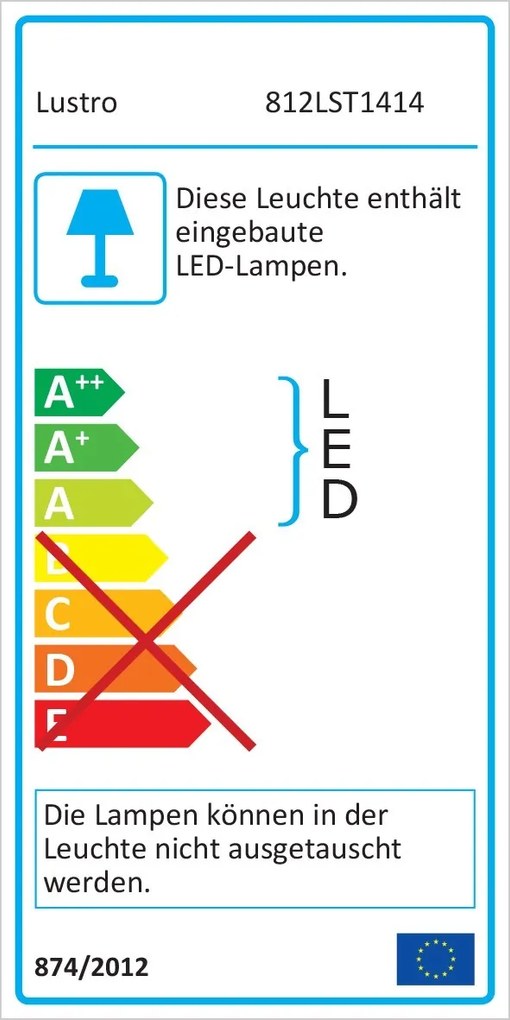 Nástěnná lampa Ahsap II jedle