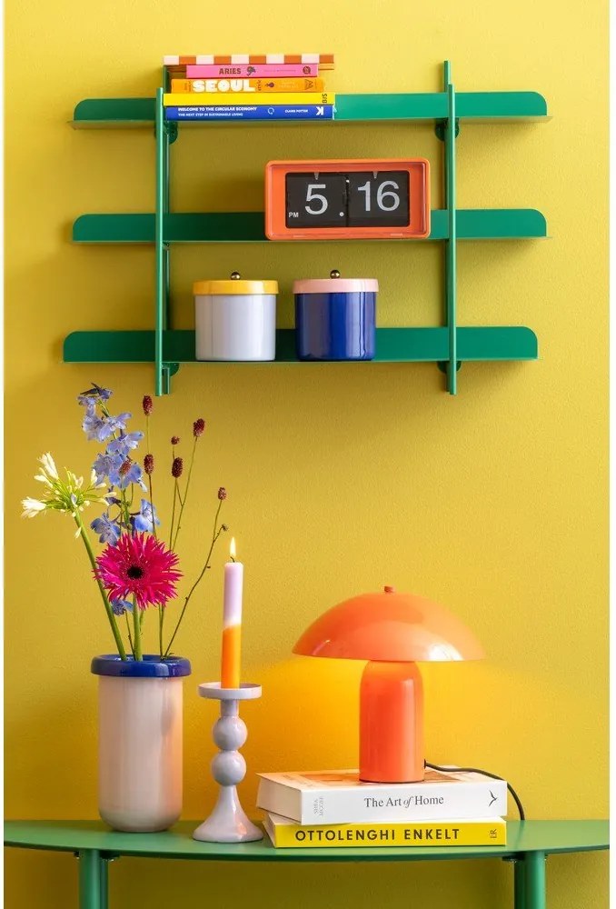 Modrá patrová kovová police 60 cm Cool Retro – PT LIVING