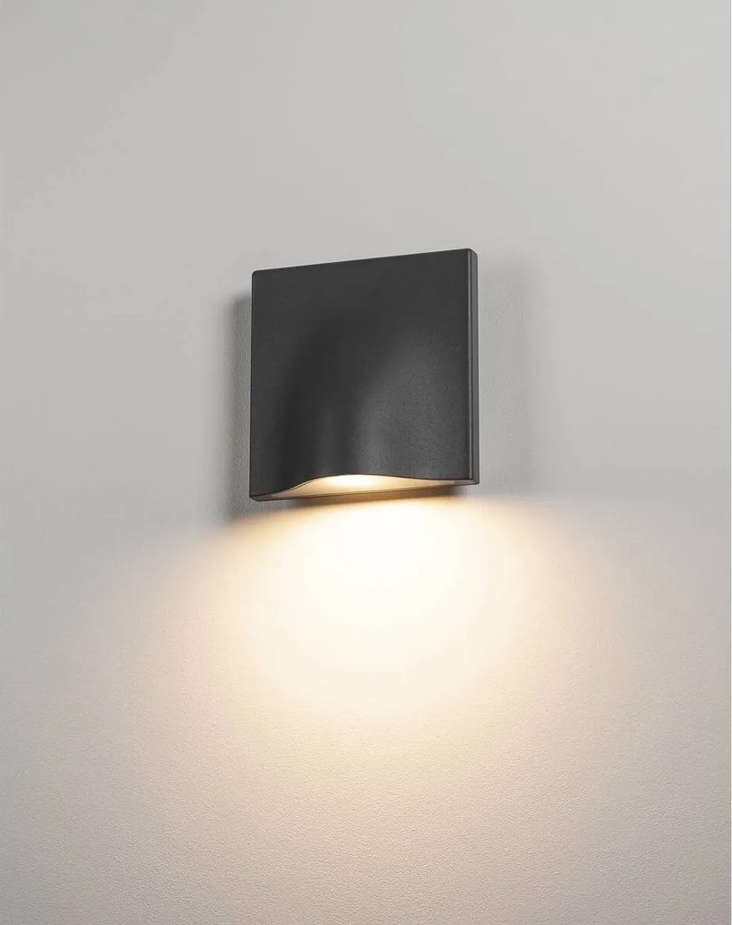 LA 1002504 VILUA II WL venkovní nástěnné nástavbové svítidlo antracit, 3000K IP54 100° 810lm - BIG WHITE (SLV)