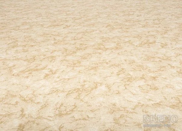 Breno Metrážový koberec THASSOS 35, šíře 400 cm, Žlutá/Béžová