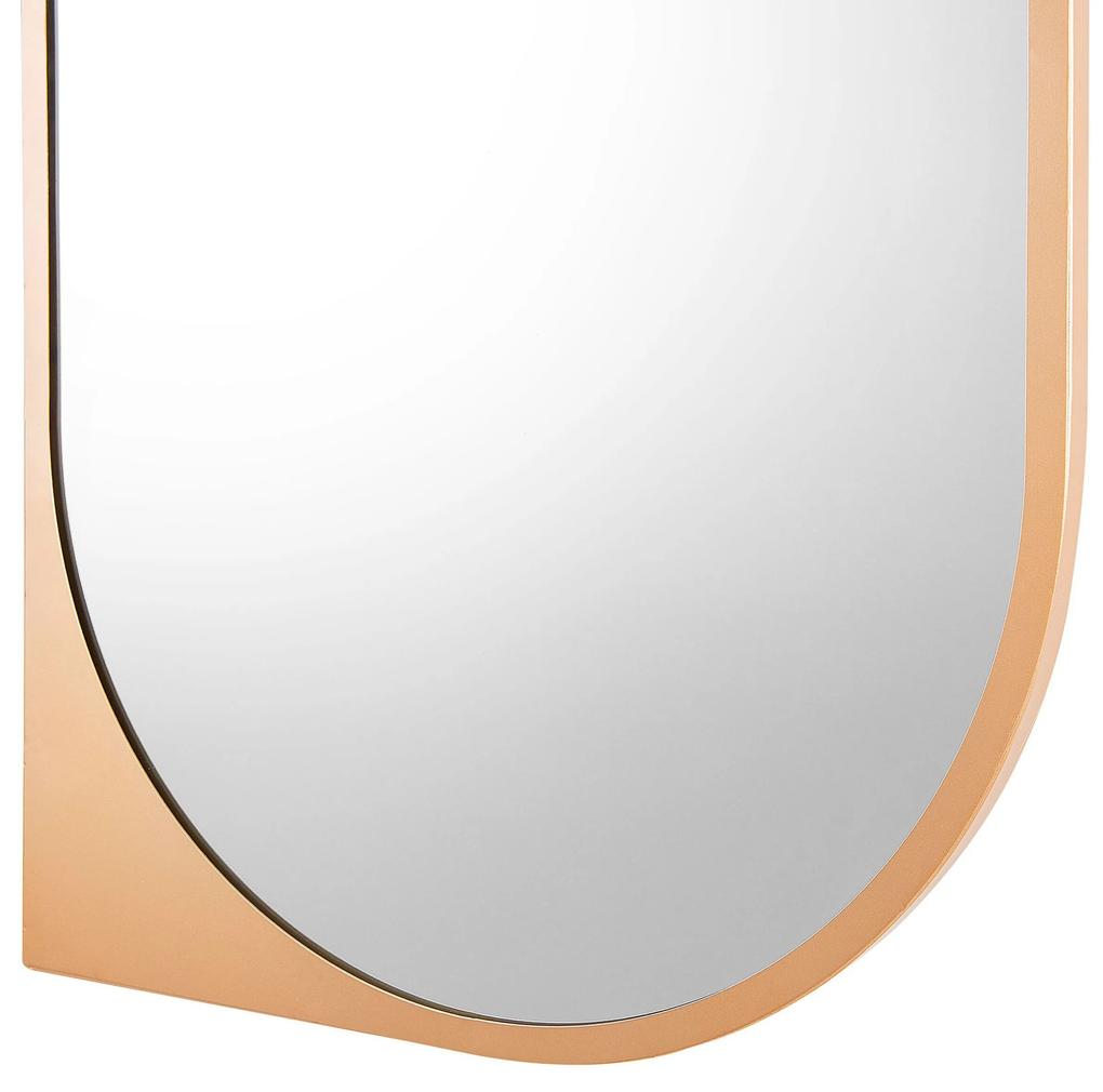 Nástěnné zrcadlo 65 x 90 cm zlaté HIREL Beliani