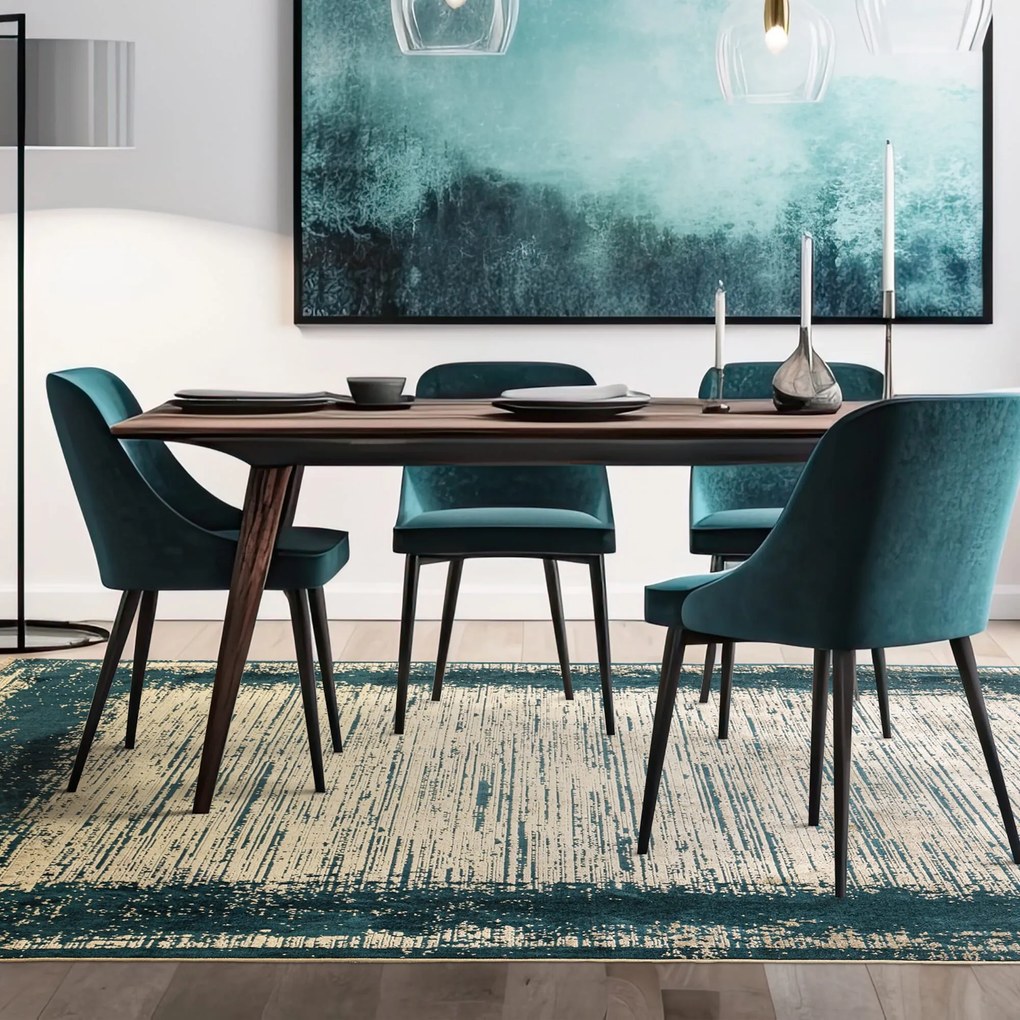 Tribeca Design Kusový koberec Trigger Emerald Gold Rozměry: 160x230 cm