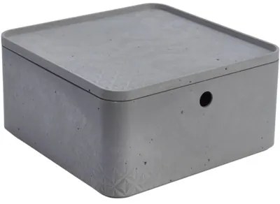 CURVER Úložný box beton L s víkem