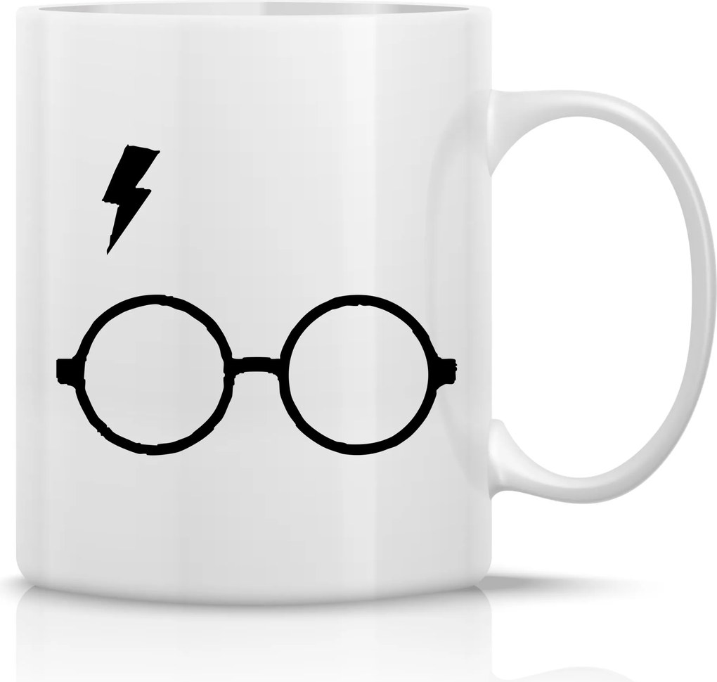 HARRY POTTER - klasický bílý keramický hrníček 300 ml