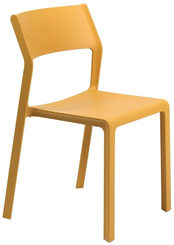 OnaDnes -20% Nardi Hořčicově žlutá plastová zahradní židle Trill