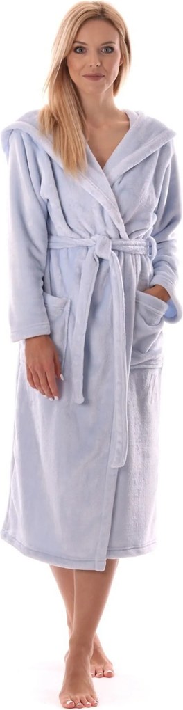 Župan s kapucí Siena unisex světle šedá 31 56 9151 - S