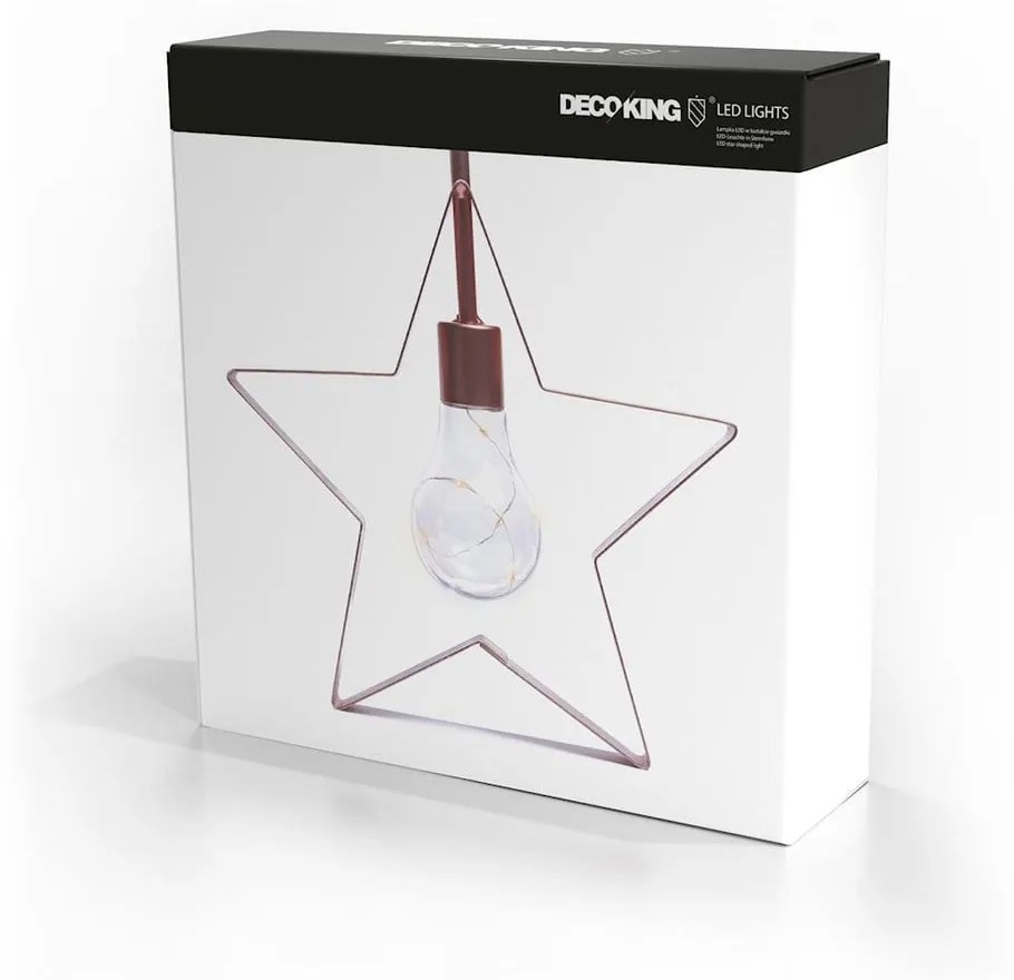 LED světelná dekorace DecoKing Star, výška 23 cm