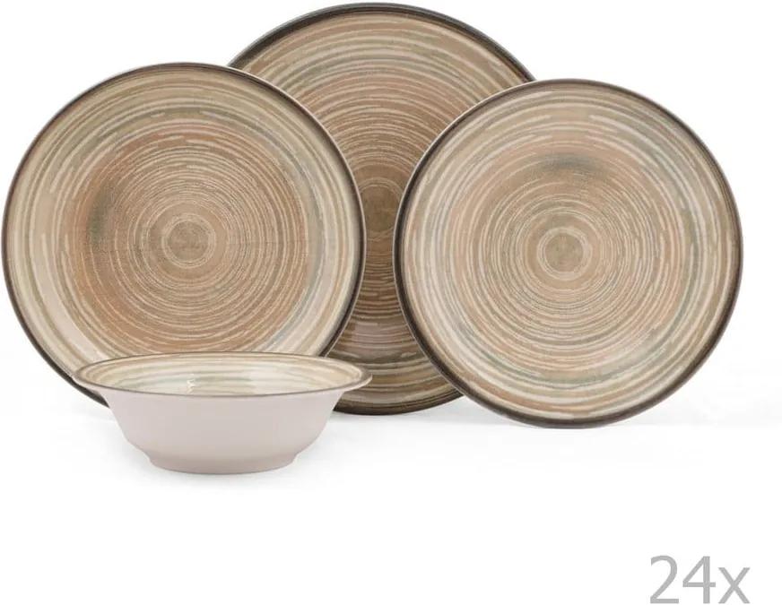24dílná sada porcelánového nádobí Kutahya Farsio