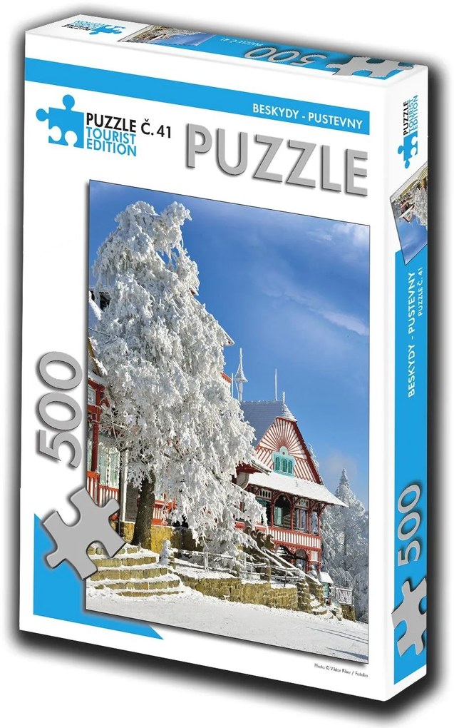 Puzzle tourist edition puzzle beskydy, pustevny 500 dílků (č.41)