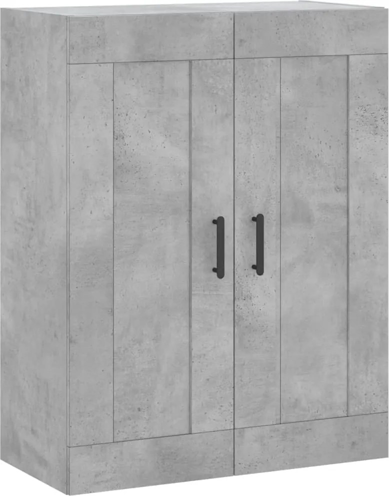 Skříň highboard betonově šedá 69,5x34x180 cm kompozitní dřevo 3199693