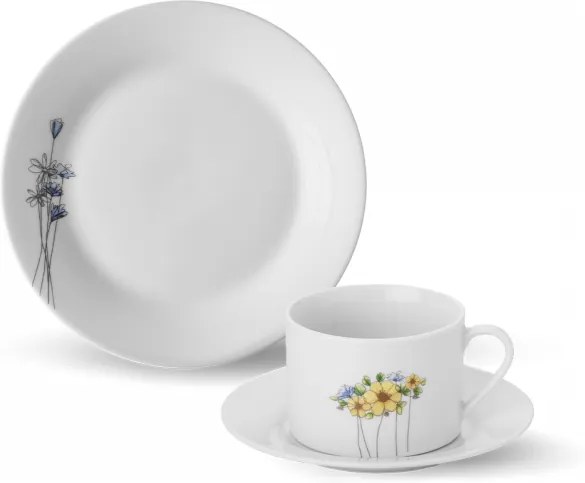 Lunasol - Porcelánový set Wild Flowers 18 ks (453051)