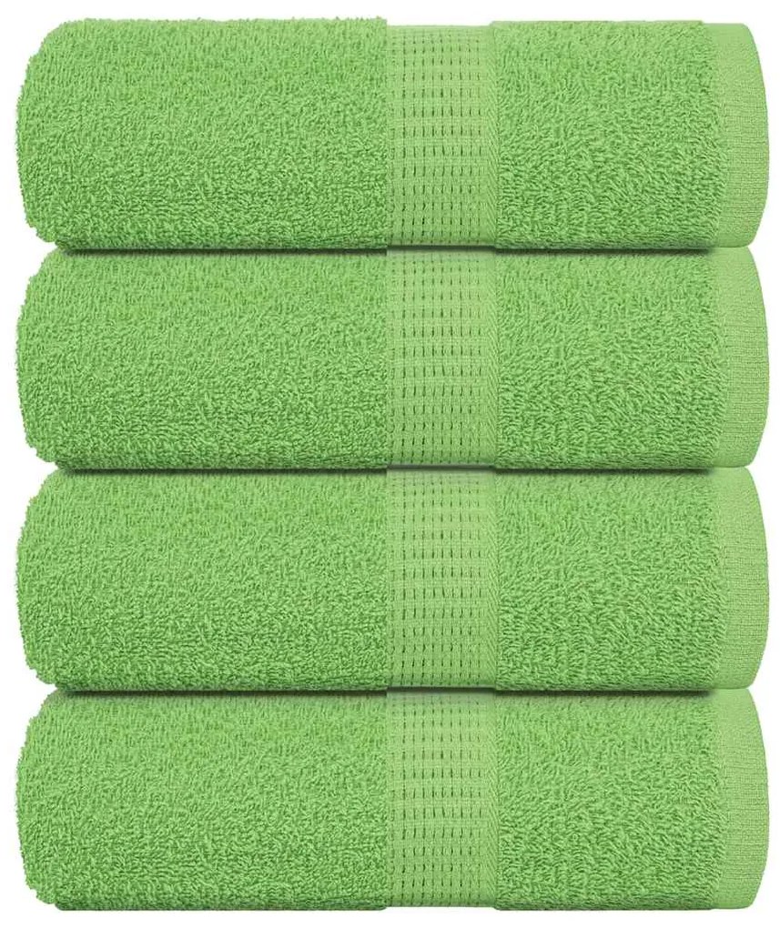 Ručníky pro hosty FROGN 4 ks jablečně zelené 30x50 cm 360 g/m² 137020