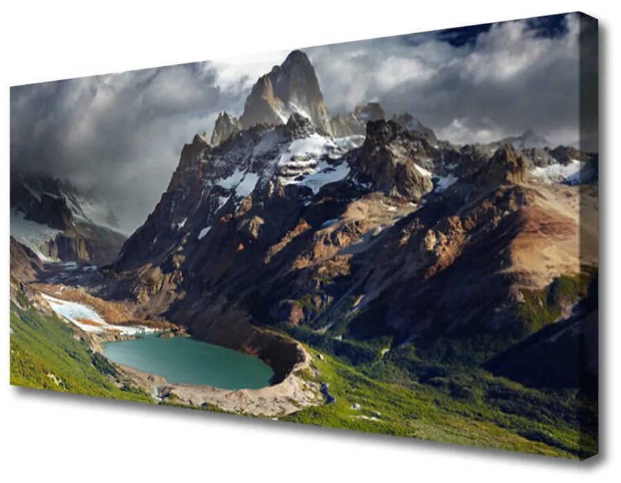 Obraz na plátně Hora Záliv Krajina 100x50 cm