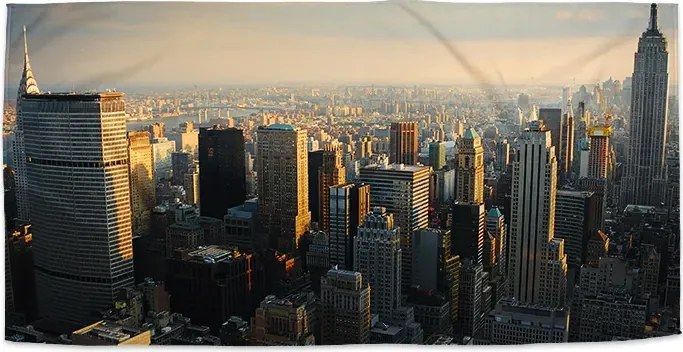Sablio Ručník New York Skyline - 30x50 cm