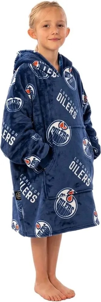Mikinová televizní deka NHL Edmonton Oilers - vel. S