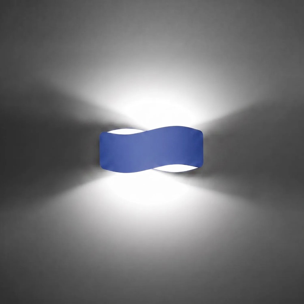 Sollux Lighting Nástěnné svítidlo TILA 30 ultramarín