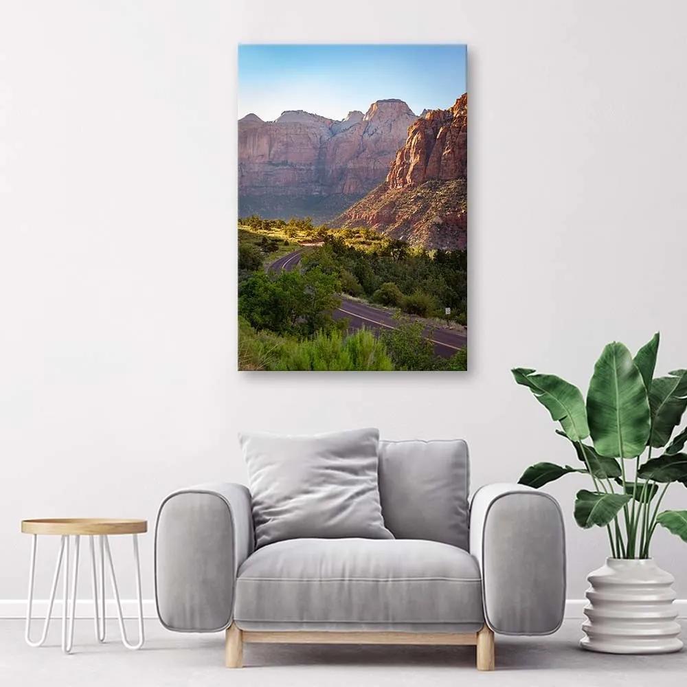 Obraz na plátně Horská krajina Příroda - 70x100 cm