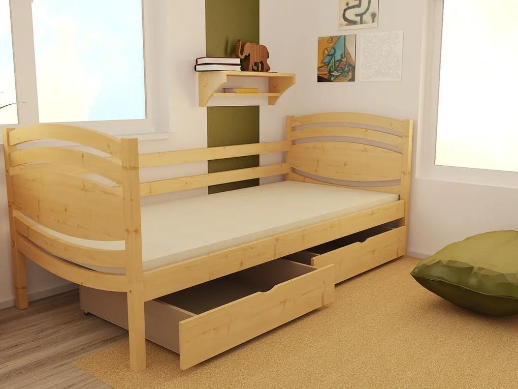 Vomaks Dětská postel DP 032 90 x 200 cm surové dřevo