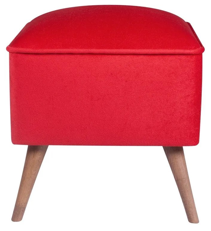 Atelier del Sofa Taburet New Bern - Red, Červená