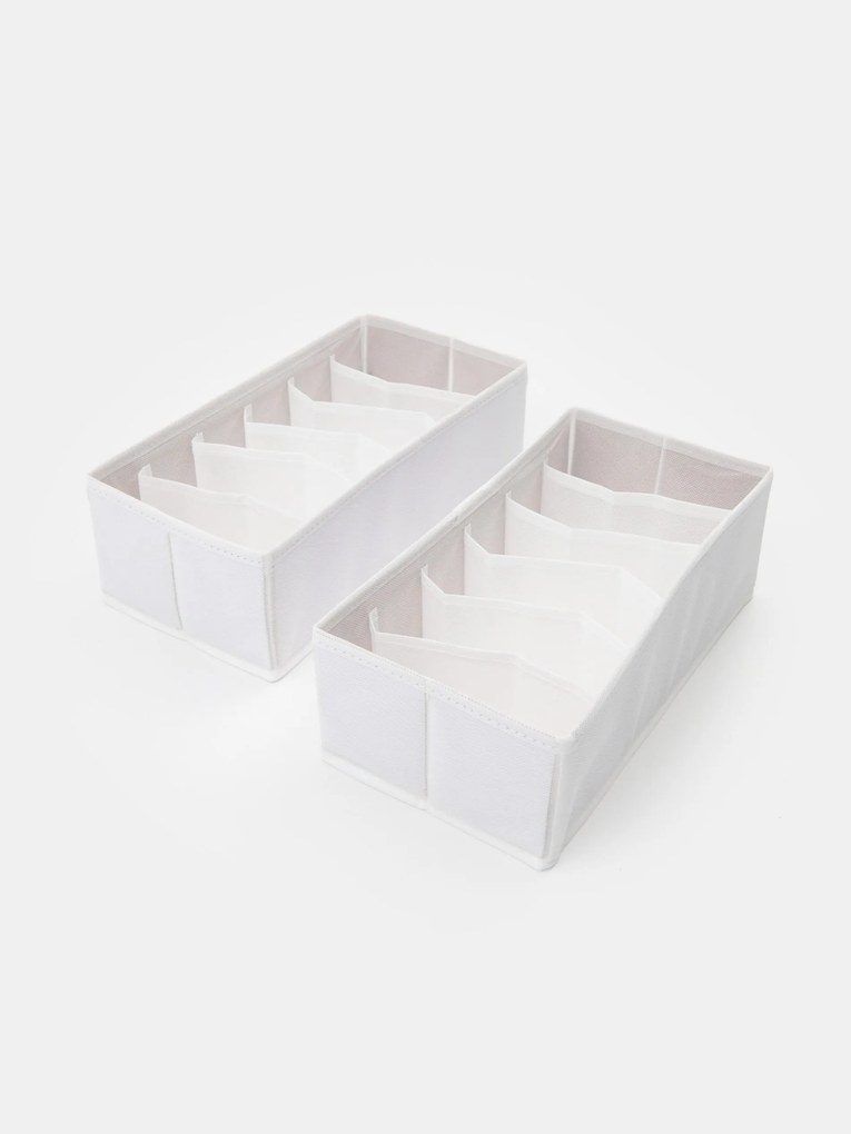 Sinsay - Sada organizérů na spodní prádlo 2 pack - bílá