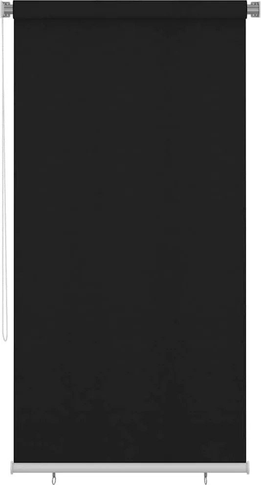 Venkovní roleta 125 (Š) x 230 (V) cm černá 312955