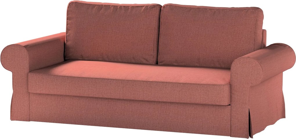 Potah na pohovku IKEA Backabro, 3-místná, rozkládací barva hnědá látka pletený vzor