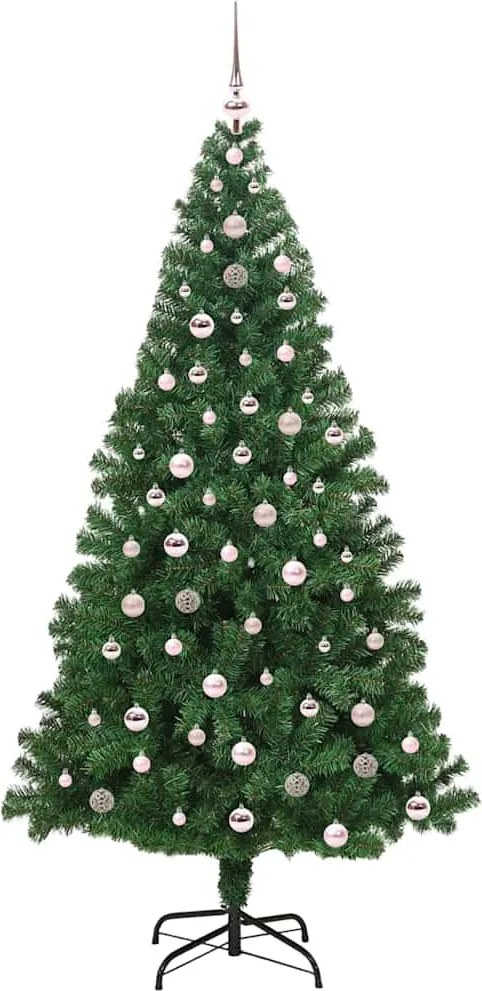 Umělý vánoční stromeček Zelená 240 cm PVC, ocel a plast 3396933