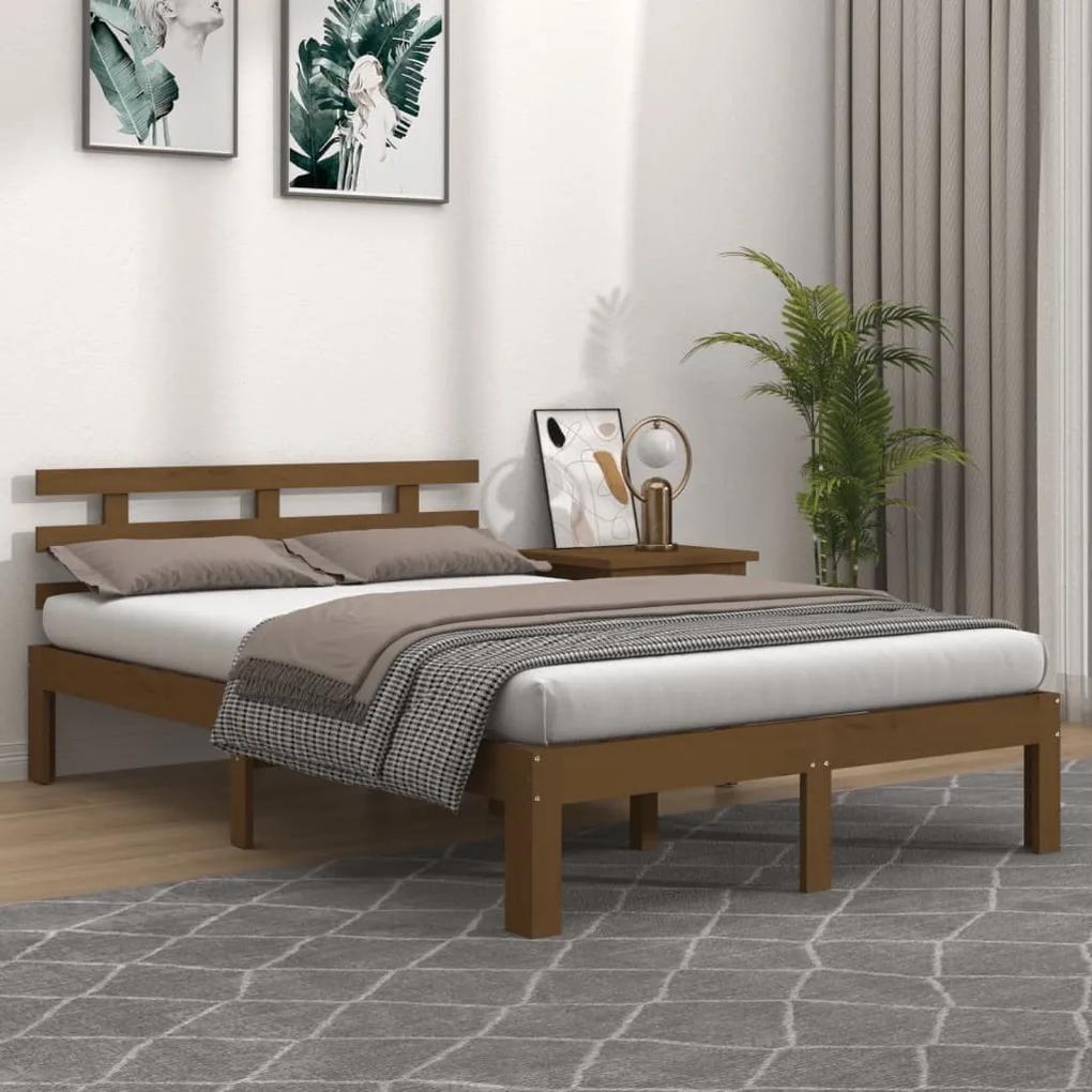 vidaXL Rám postele masivní dřevo 120 x 200 cm [814752] Barva: Přírodní