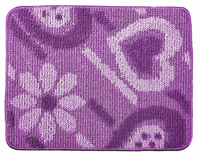 Ervi WC koupelnová předložka Pohodlíčko fialová Comfort, 40 x 50 cm
