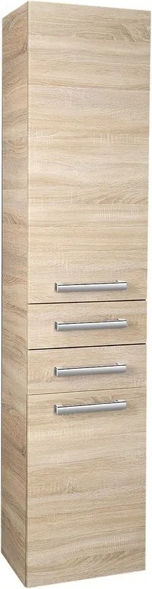 Aqualine Aqualine, VEGA Skříňka vysoká 35x184x31cm, dub platin, VG985