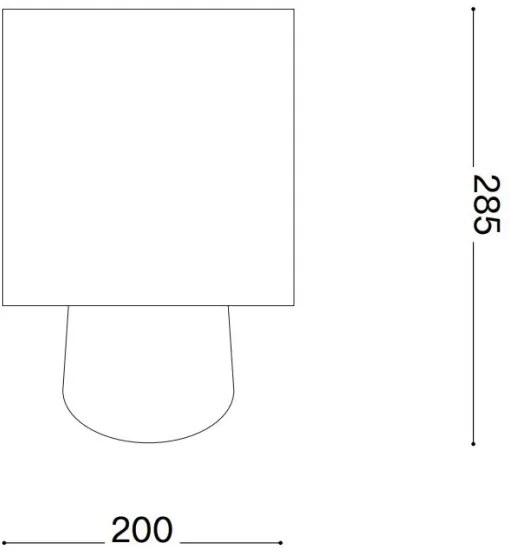 Ideal Lux - Stolní lampa KALI 1xE14/40W/230V krémová/béžová