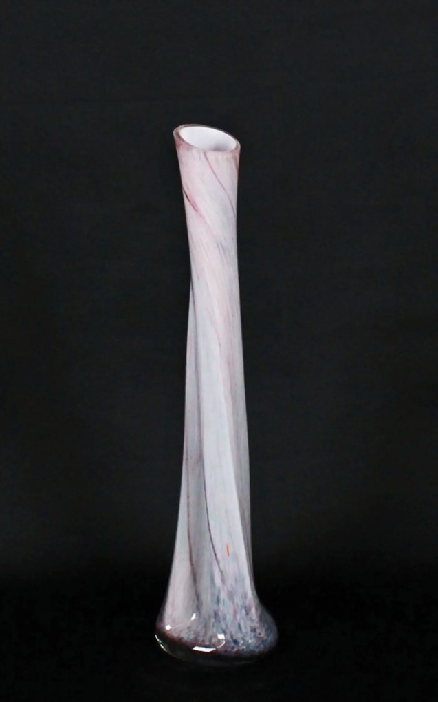 Levné-garnýže.cz - Váza designová spirála fialkový melír 50 - 70 cm