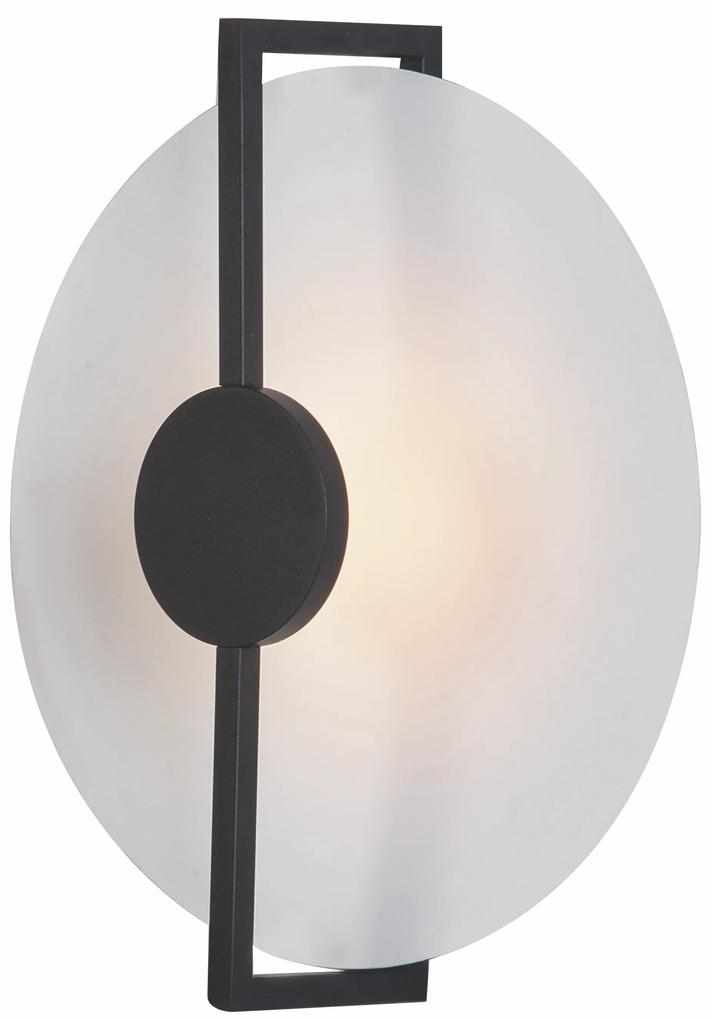 Zambelis 1910 nástěnné LED svítidlo, černé/bílé, 13W, 38cm