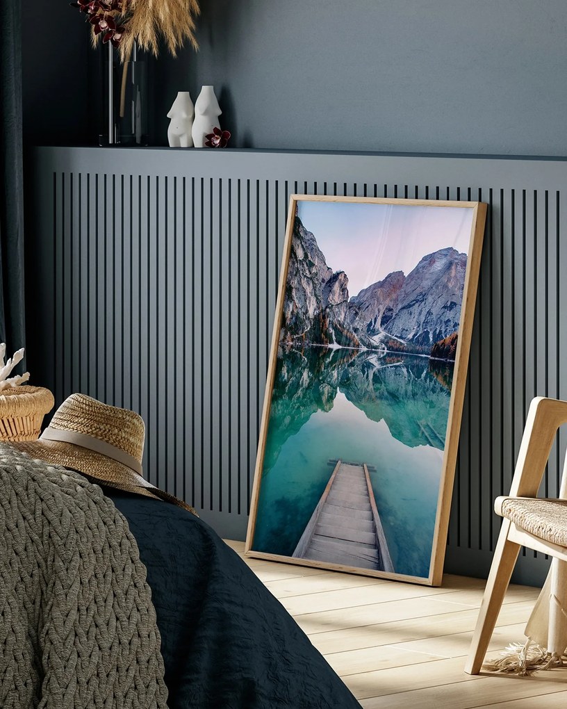 Oboustranný plakát Klidné Jezero / Horské Molo | 30 x 42 cm | DP351305
