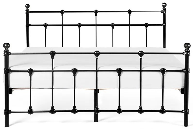 Černá kovová postel 180x200 cm - LYNX
