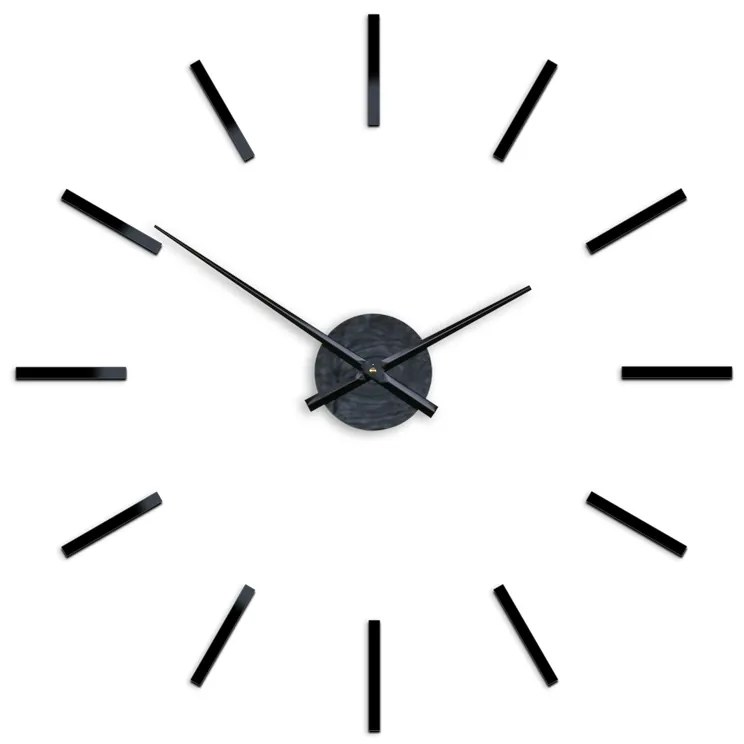 ModernClock 3D nalepovací hodiny Solo černé