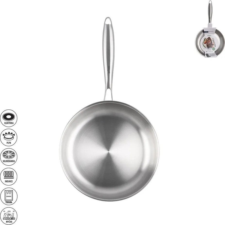 Nerezová pánev ø 20 cm Steela – Orion